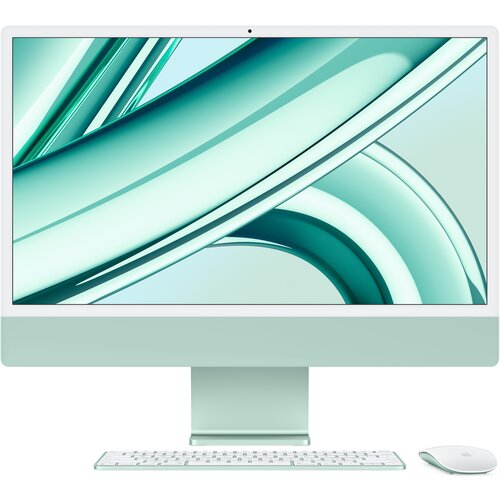 Apple imac, mqrp3cr/a, 24, M3, 8GB ram, 512GB, green, all-in-one ...