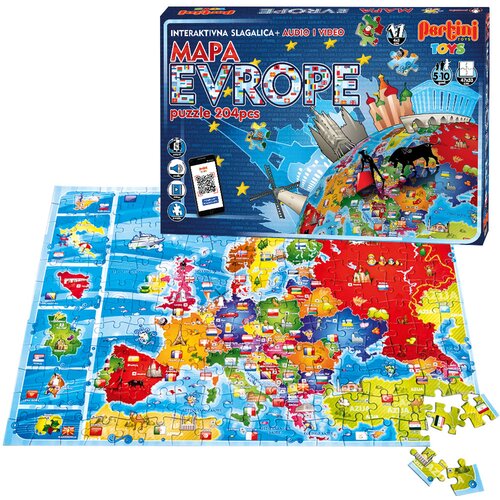 Pertini puzzle mapa evrope P-0147 | Eponuda.com