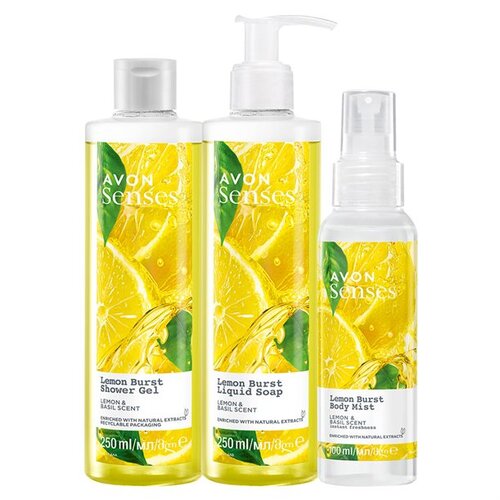 Avon Senses Lemon Burst energični TRIO | Eponuda.com