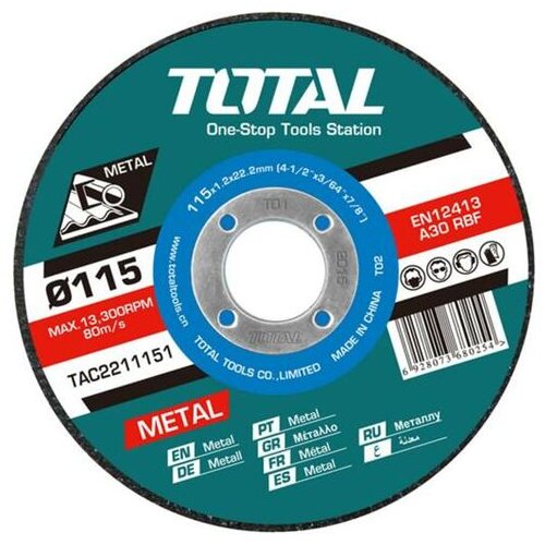 Total abrazivni disk za rezanje metala TAC2211155 | EPonuda.com