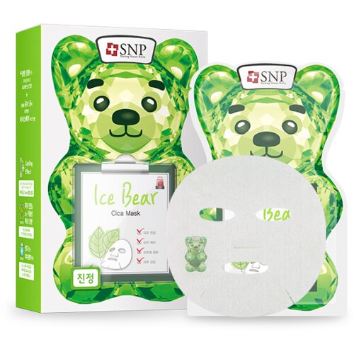 SNP umirujuća maska za lice ice bear cica mask 33ml | ePonuda.com