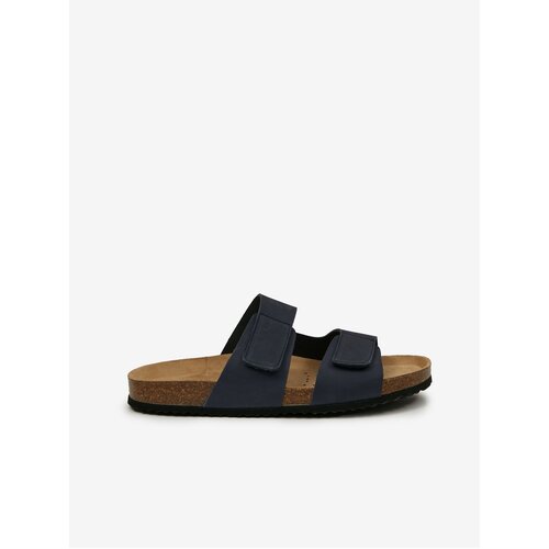 Geox Dark blue men's suede slippers - Men | EPonuda.com