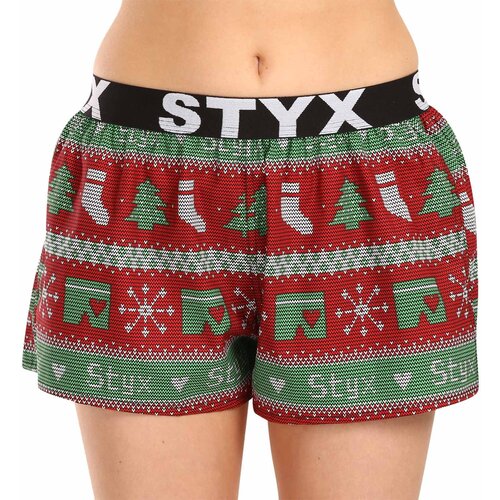 STYX Women's shorts art sports rubber Christmas knitted | ePonuda.com