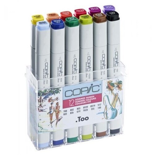 Flomasteri COPIC Classic Summer Colours - set od 12 kom | ePonuda.com