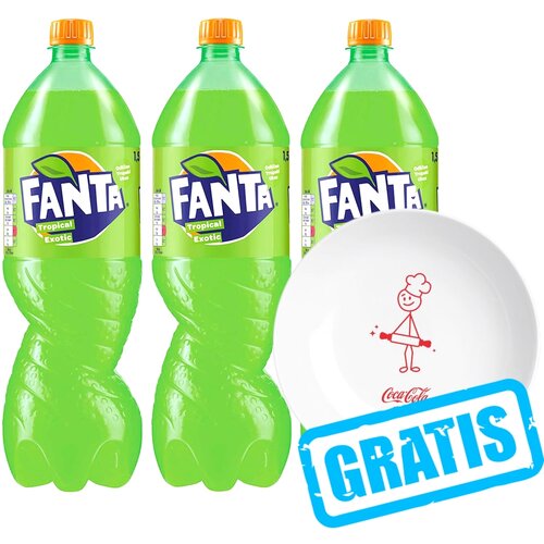 Fanta tropical exotic gazirani napitak, 3 x 1.5 l | ePonuda.com