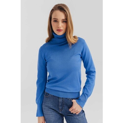 Legendww ženski džemper sa rolkom u rojal plavoj boji 9743_7801_36_25pl ...