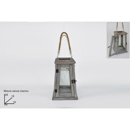 Dekorativni fenjer 28cm RO010324A sivi | ePonuda.com