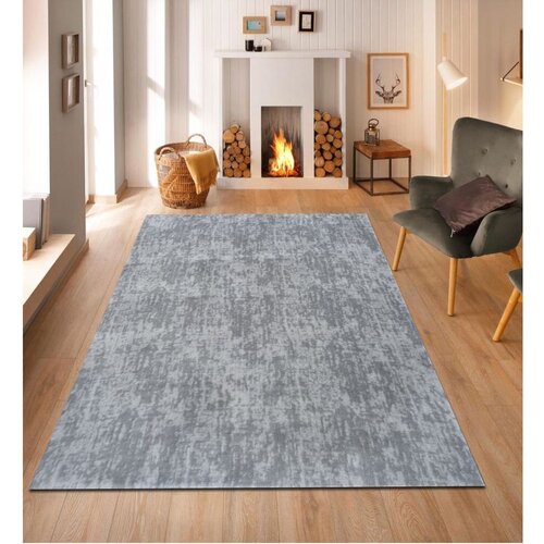 Soft plush pattern - light grey light grey carpet (150 x 230) | EPonuda.com