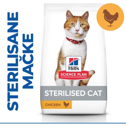 Hill’s science plan hrana za sterilisane mačke od 1. do 6. godine, ukus ...