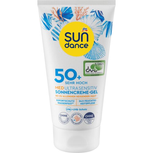 sundance med ultra sensitive gel-krema za zaštitu od sunca, spf 50+ 150 ml | ePonuda.com