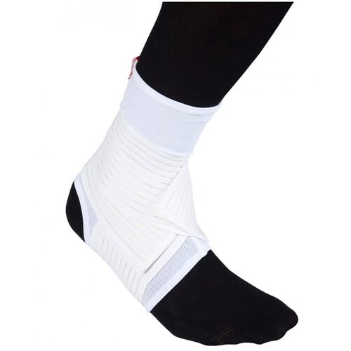 Mcdavid ankle support mesh with straps 433 white xl ankle brace ...