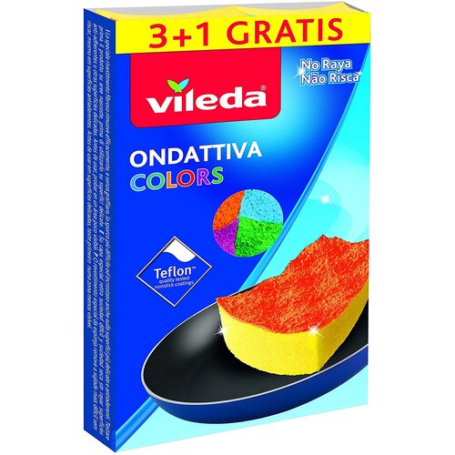 Vileda Sunđeri Puractive Color Mid-foam 3+1 gratis šareni | ePonuda.com