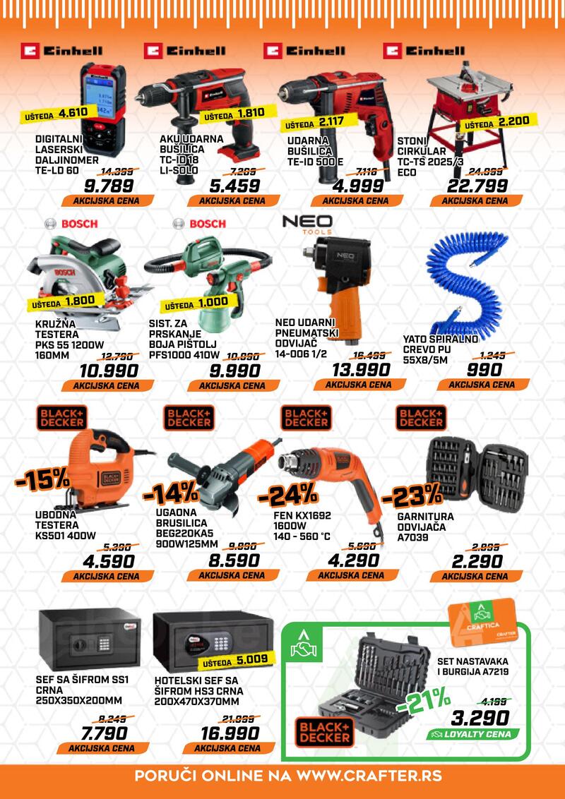 Crafter katalog - Akcije i cene | ePonuda.com
