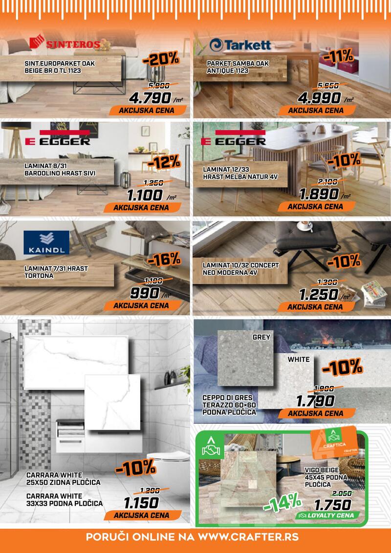 Crafter katalog - Akcije i cene | ePonuda.com