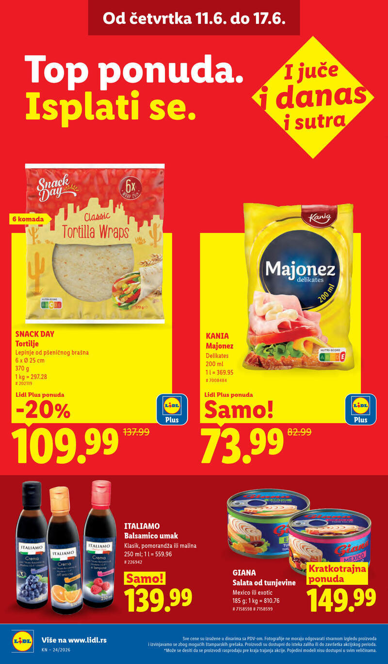 Lidl katalog - Akcije i cene | Eponuda.com