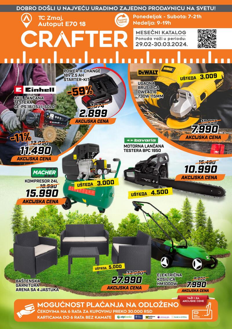 Crafter katalog - Akcije i cene | ePonuda.com