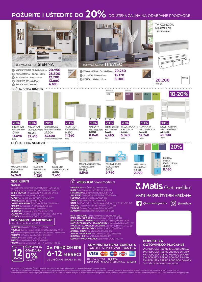 Matis katalog - Akcije i cene | ePonuda.com