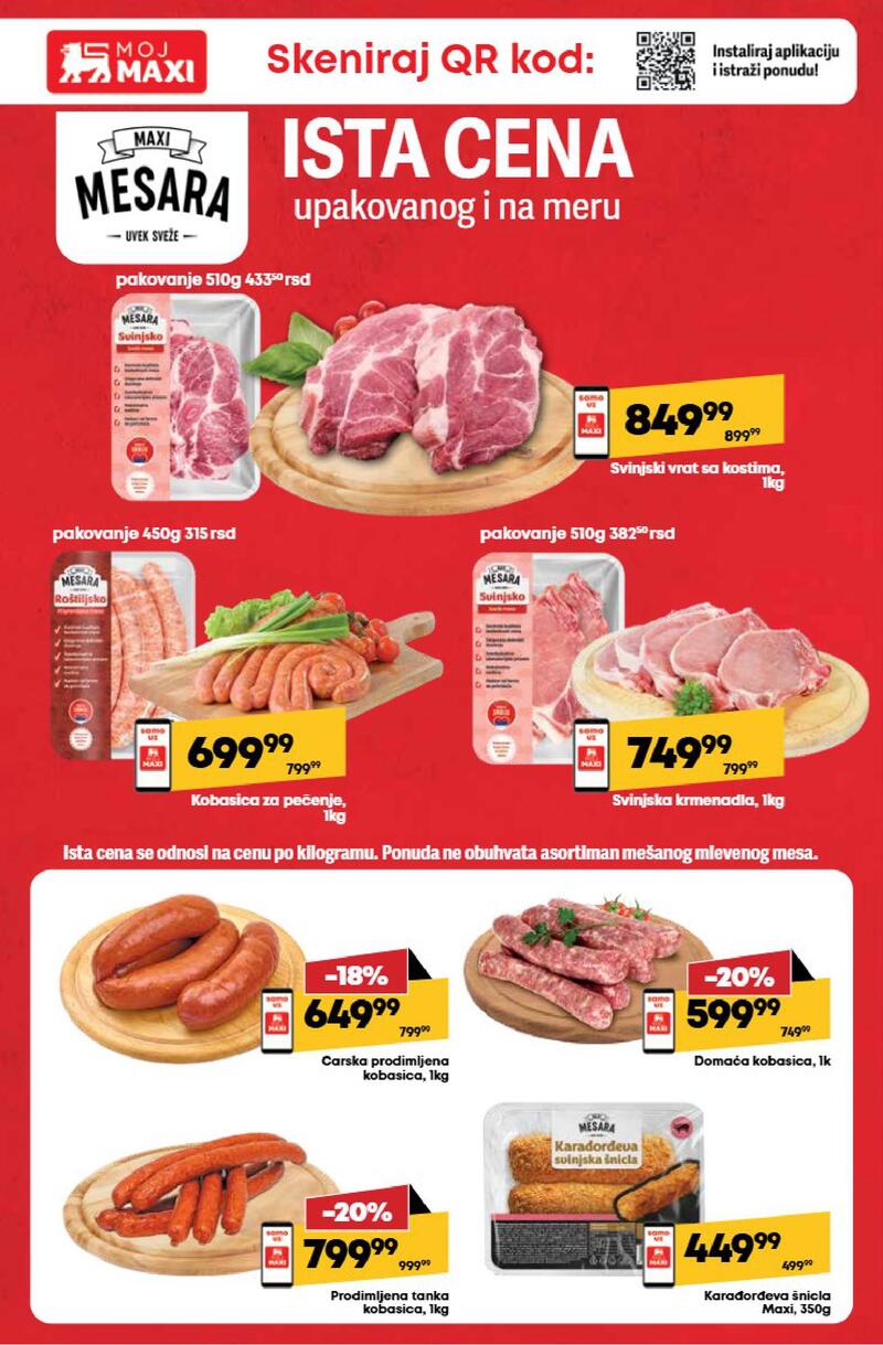 Mega Maxi katalog - Akcije i cene | EPonuda.com