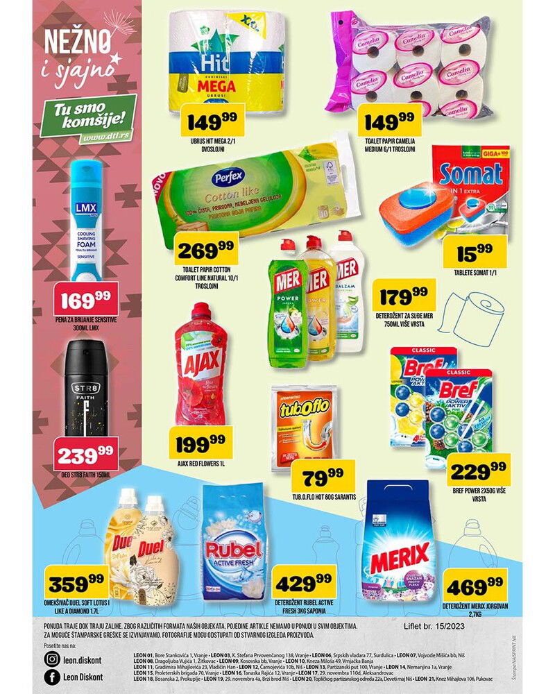 Leon diskont katalog - Akcije i cene | ePonuda.com