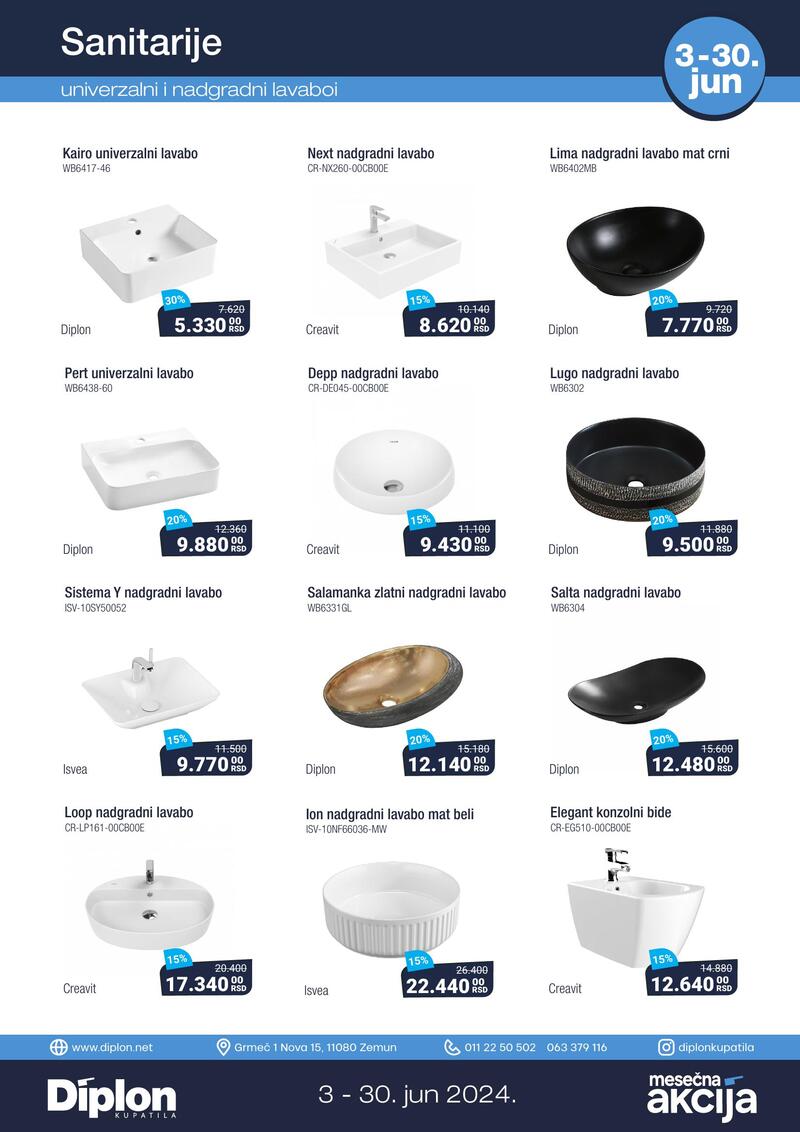 Diplon Kupatila katalog - Akcije i cene | ePonuda.com