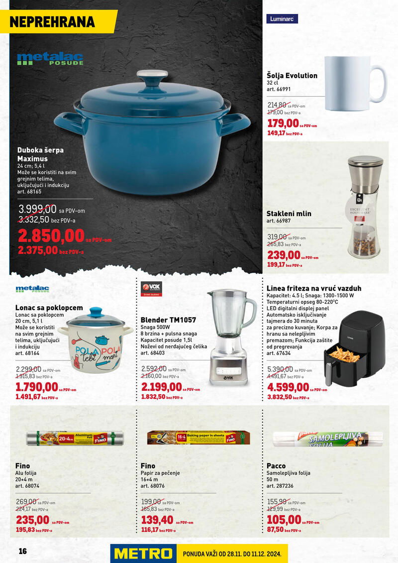 Metro katalog - Akcije i cene | ePonuda.com