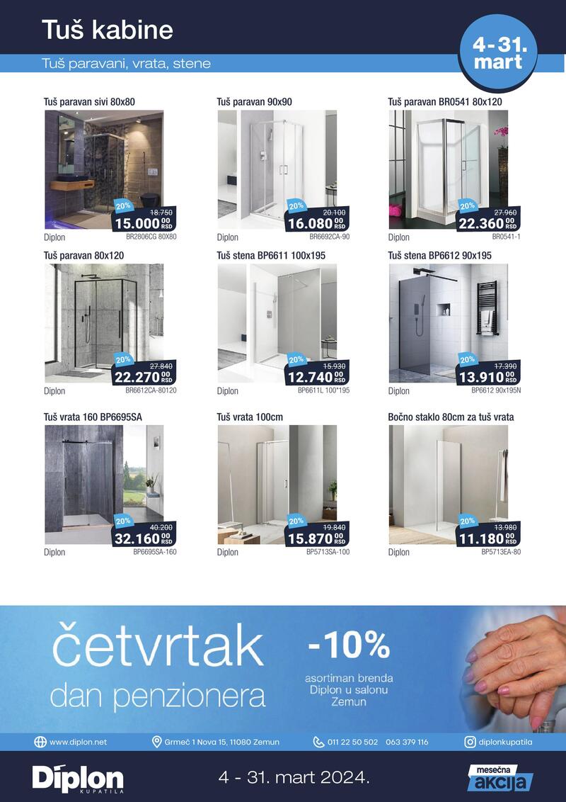 Diplon Kupatila katalog - Akcije i cene | ePonuda.com